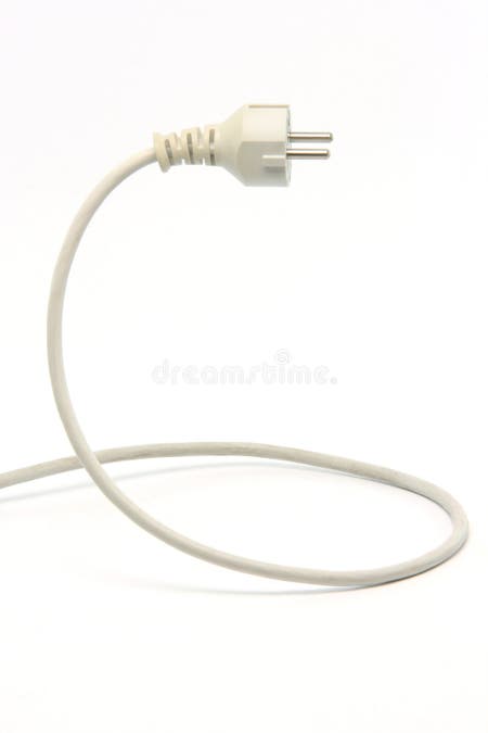 White power cable stock image. Image of transfer, wattage - 5240121
