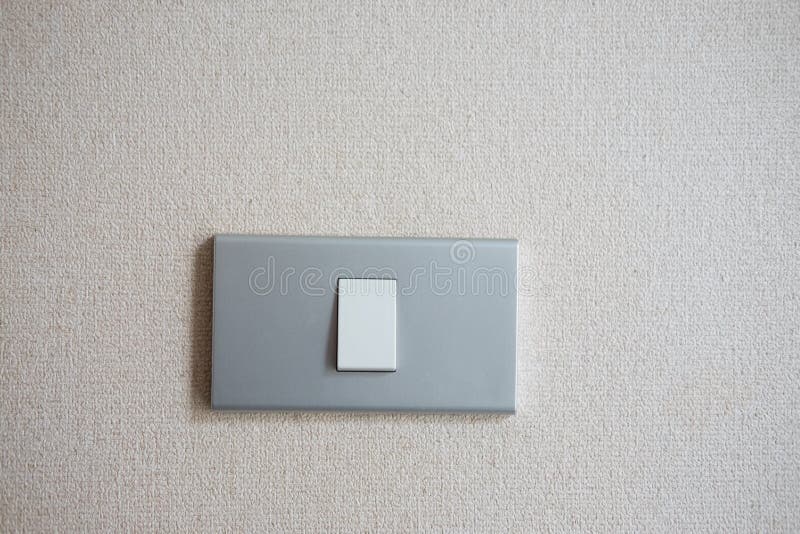 White power switch stock photo. Image of control, equipment - 111297086