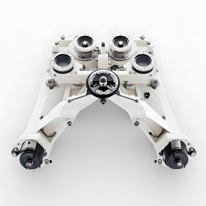 White Precision Engineering Device Stock Image - Image of manufacturing ...