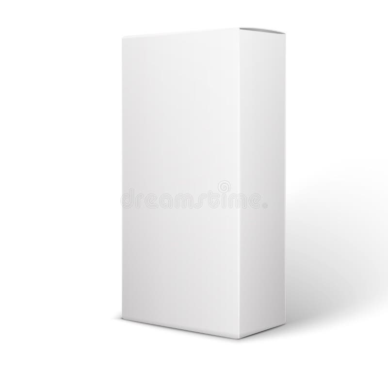 Blank White Product Package Box Vector Stock Illustrations – 24,442 ...