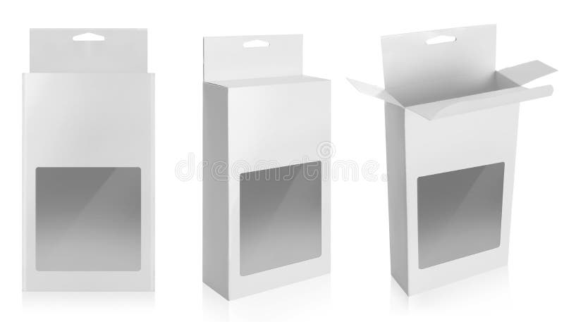 White Packaging Box Window Stock Illustrations – 2,816 White Packaging ...
