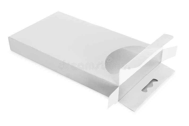 White Product Package Box with Window Stock Photo - Image of ...
