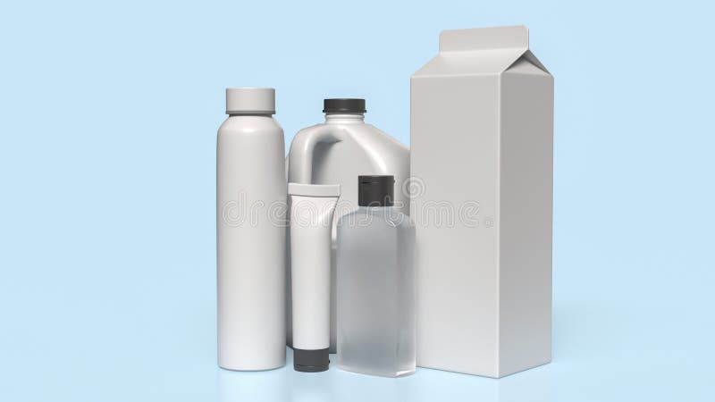 The White Product Package for Food or Business Concept 3d Rendering ...