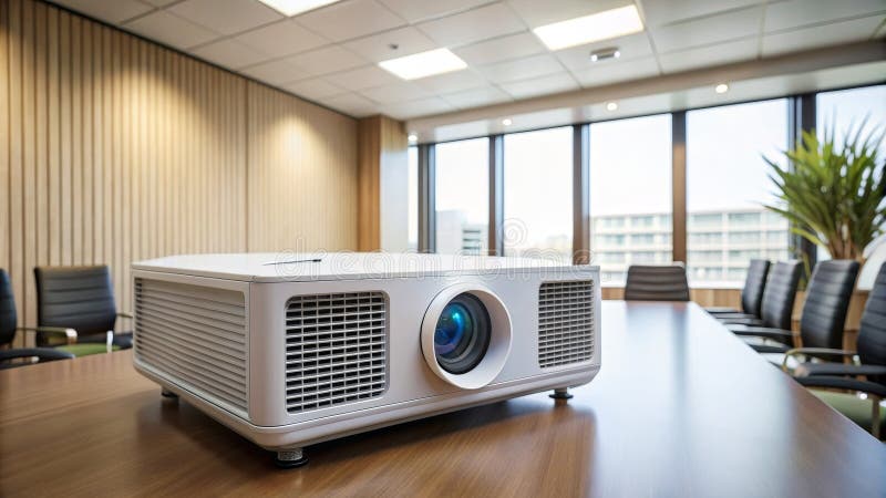White Projector on Conference Table, Projector, Presentation, Meeting ...