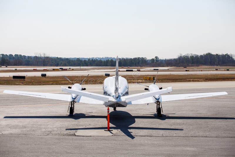 White Prop from Rear stock photo. Image of stabilizer - 32084004