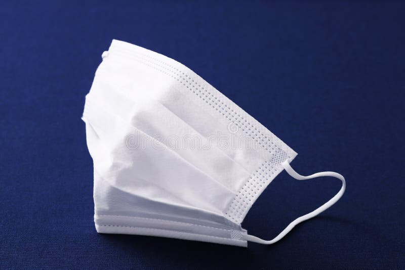 White protection face mask stock photo. Image of care - 184408990