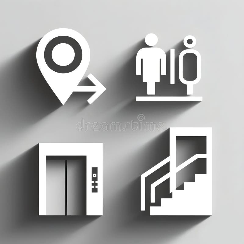 Essential Elevator Line Icons Stock Illustrations – 8 Essential ...