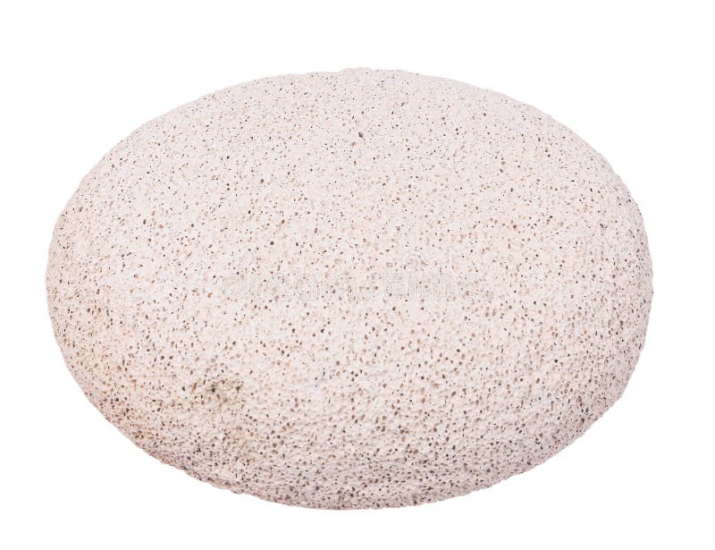 Pumice Stone Detail Isolated On White Background Stock Image - Image of ...