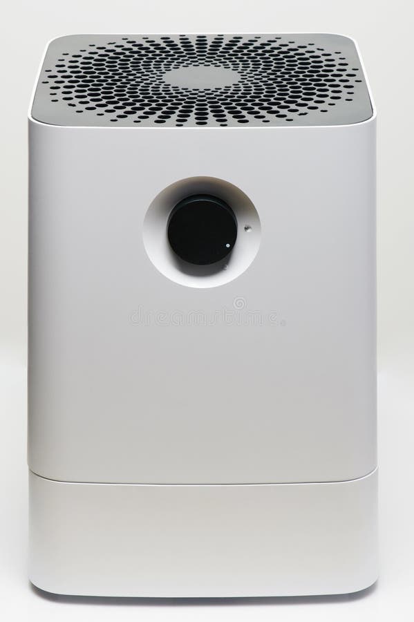 White Purifier Climate System Stock Photo - Image of dust, control ...