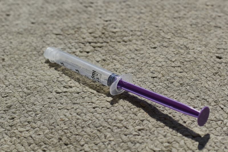 Purple Syringe PTFE Membrane Filters for Filtration Samples before High ...