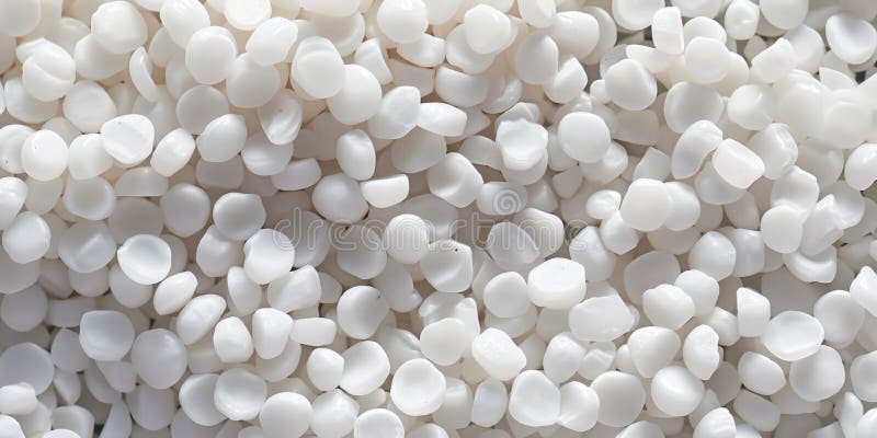 White PVC Granulate Background, Recycled Plastic Granules ...