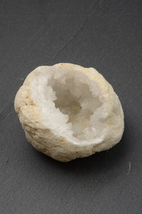 White quartz geode stock photo. Image of quartz, background - 188883822