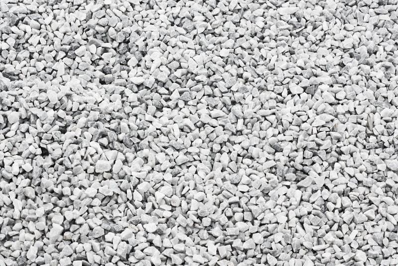 White Quartz Stone Decorative Chippings or Aggregates Stock Image ...