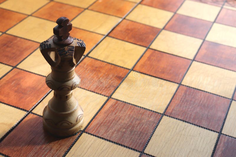 White Queen Chess Figure Stand on a Chess Board Stock Image - Image of ...