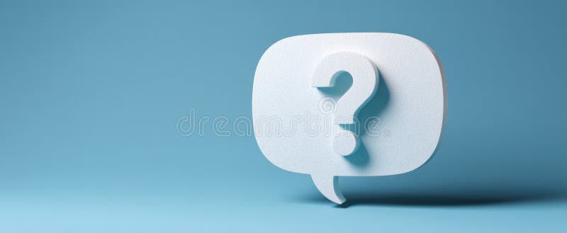 Question Mark Inside Speech Bubble Blue Background Illustration Stock Photos - Free & Royalty ...
