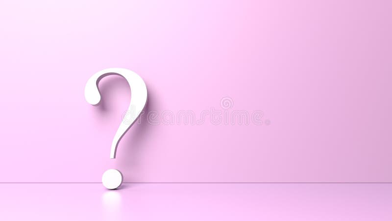 Pink 3d Question Mark Stock Illustrations – 711 Pink 3d Question Mark ...