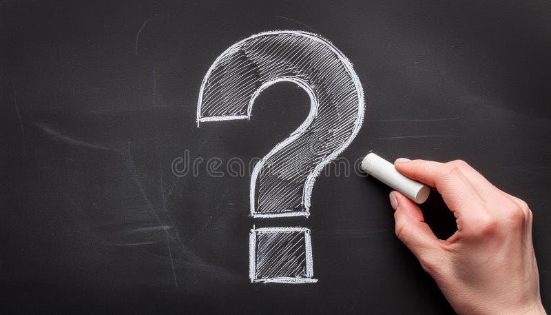 White Question Mark Symbol Drawn with Chalk Isolated Over Black. Hand ... White Question Mark Symbol Drawn with Chalk Isolated Over Black. Hand ...