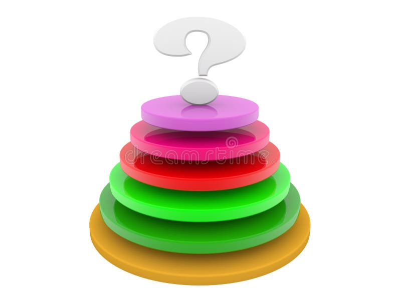 Colored Question Marks on a Black Background from Above Stock ...