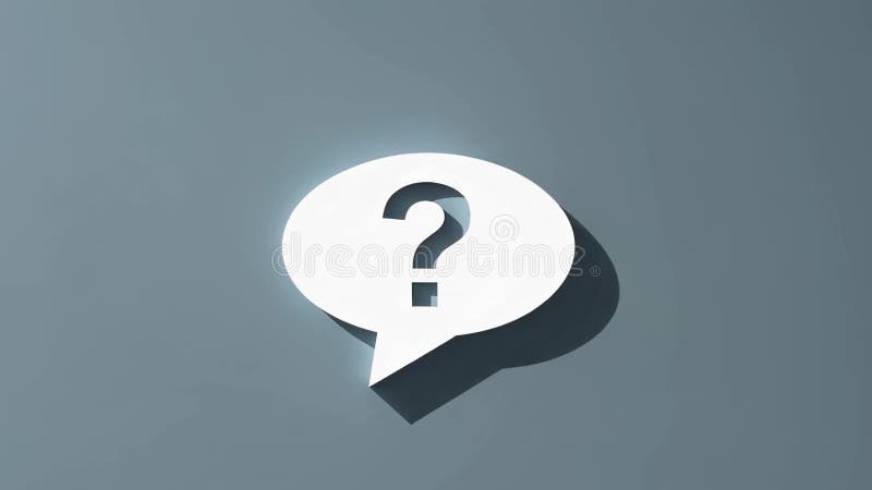 Question Marks Appearing on a Blue Background Stock Footage - Video of ...