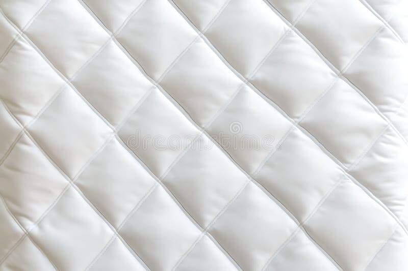 White Quilted Fabric Background Texture Stock Image - Image of white ...