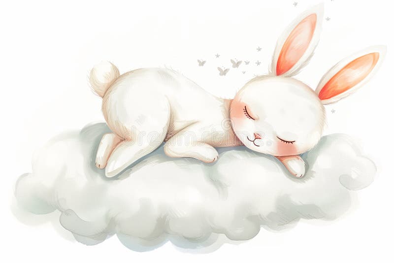 Dreaming Bunny Cloud Stock Photos - Free & Royalty-Free Stock Photos ...