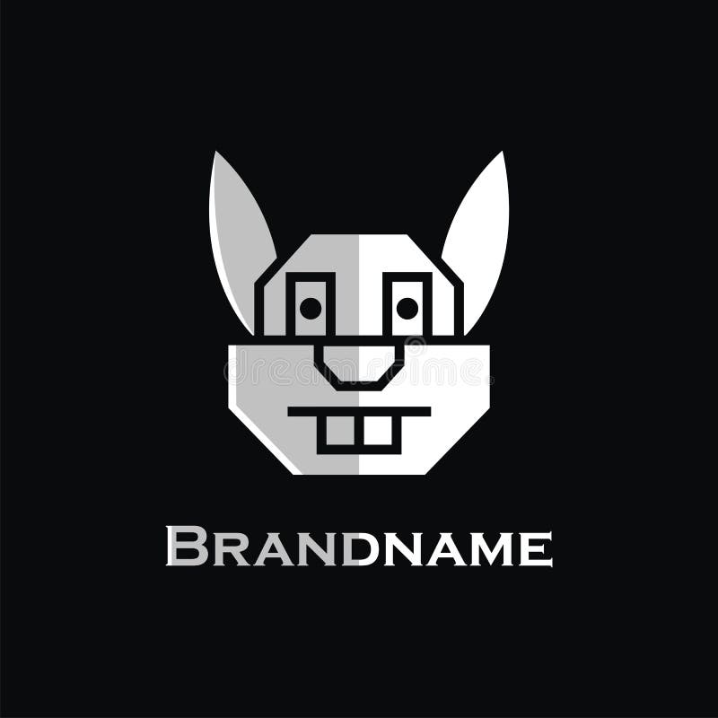 White rabbit logo stock vector. Illustration of easter - 227821519