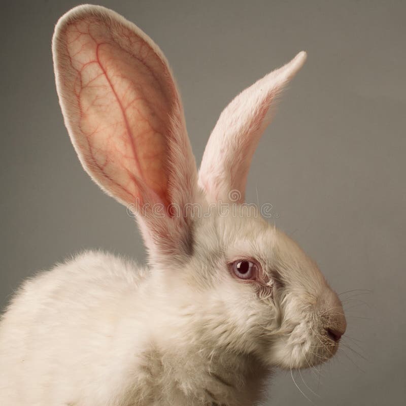 White rabbit stock image. Image of baby, youngling, downy - 3254909