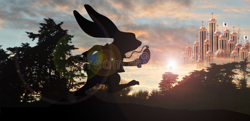 Running Rabbit Silhouette Stock Illustrations – 2,289 Running Rabbit ...