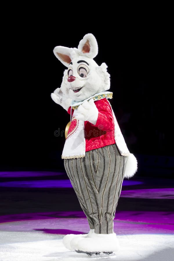 White Rabbit at Disneyland editorial stock photo. Image of disney ...