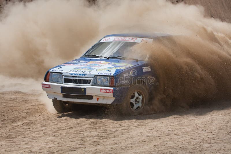 White Race Car Lada at Racing Editorial Photo - Image of race ...