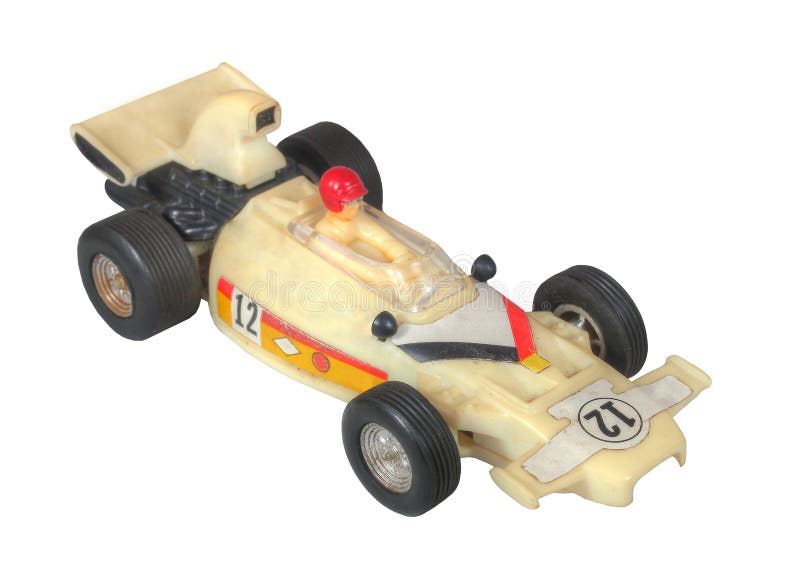 White Race Car Toy / Formula One White Stock Photo - Image of model ...