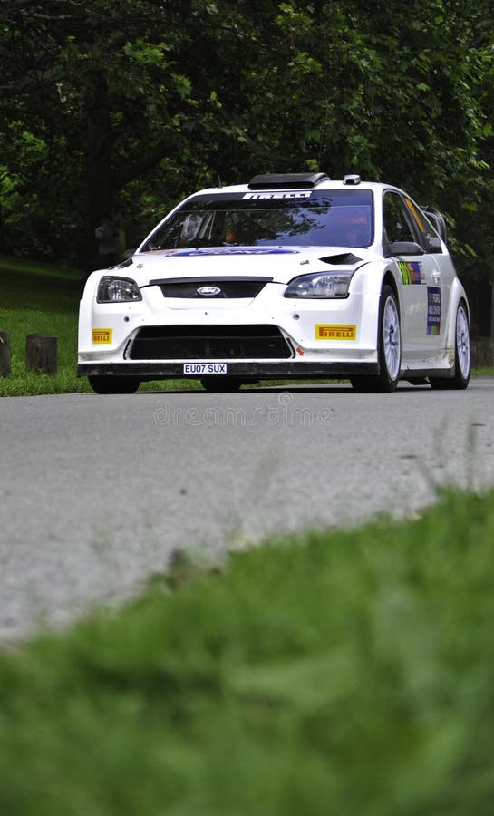 White rally car editorial photo. Image of action, auto - 15226496