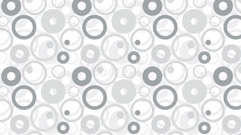 White Random Scattered Circles Pattern Stock Illustration ...