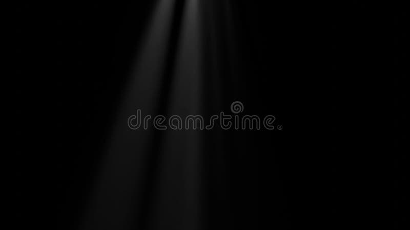 White Rays of Light from a Window on a Black Background Shine from the ...