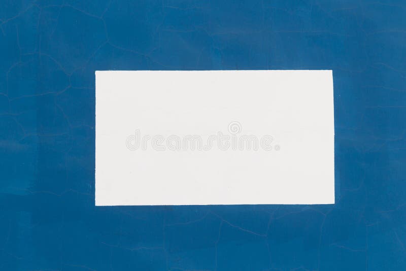 The White Rectangle on a Blue Background Stock Image - Image of white ...