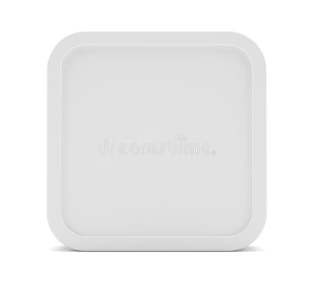 White Rectangle with Rounded Corner Stock Image - Image of concept ...