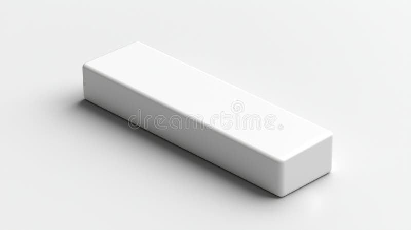 White Rectangular Box stock illustration. Illustration of template ...