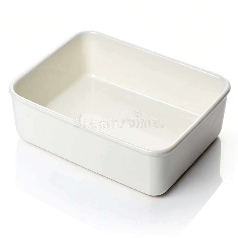 White Rectangular Container Isolated Stock Illustration - Illustration ...