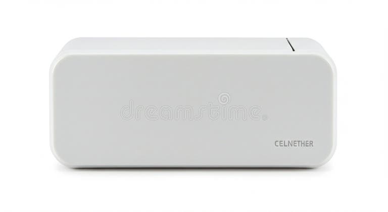 A White, Rectangular Device with Rounded Edges, Resembling a Modern ...