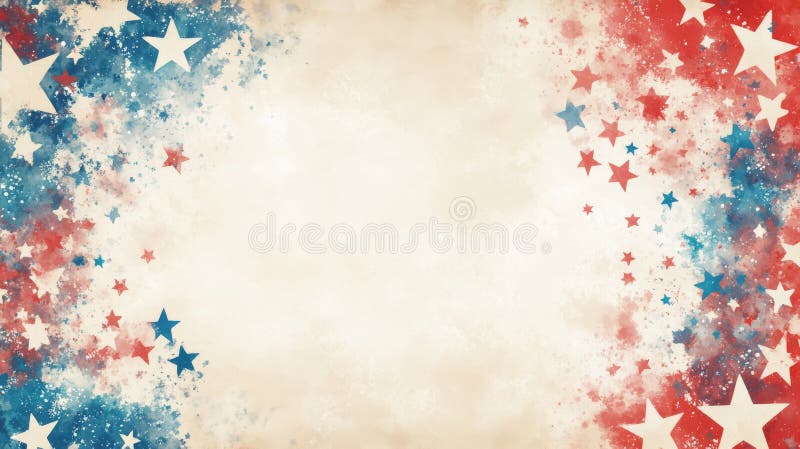 White Rectangular Frames Decorated Various American Flags Stock Image ...
