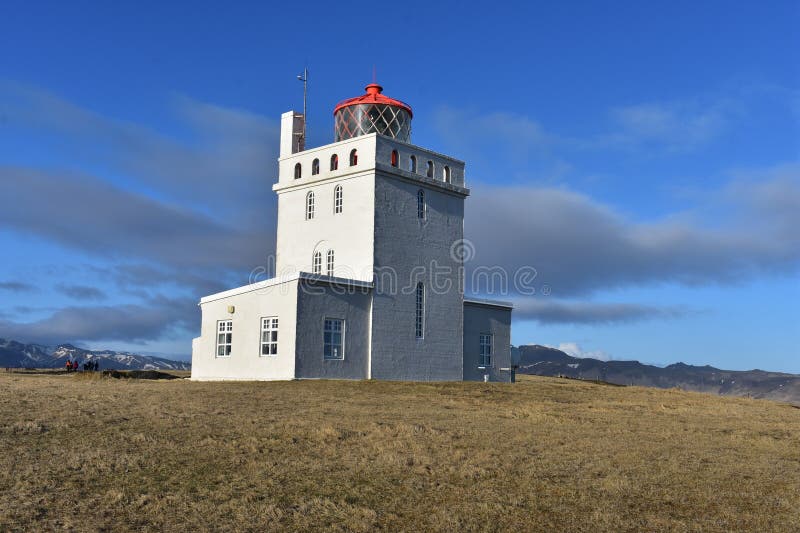 Dyrhólaey Lighthouse – South Coast of Iceland Editorial Stock Image ...