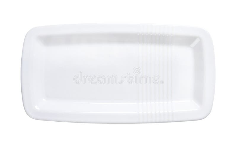 Empty White Long Rectangular Plate Stock Photos - Free & Royalty-Free ...