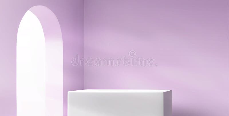 White Rectangular Tag Mockup on Gray Background. Side View Stock ...