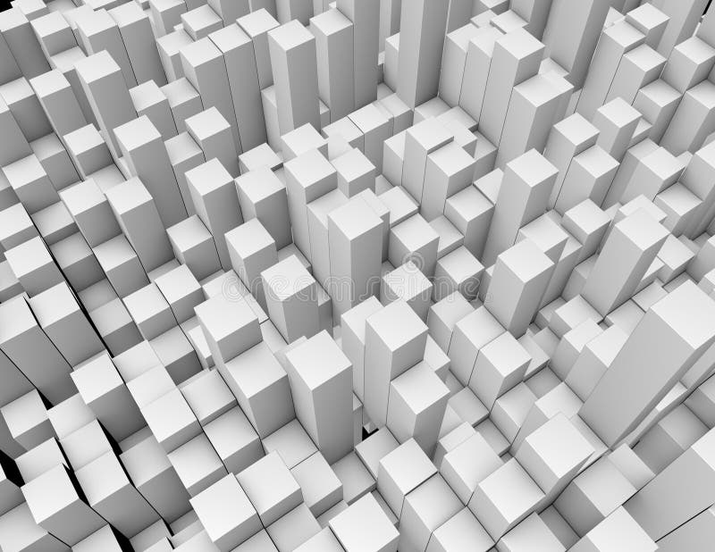 White rectangular shapes stock illustration. Illustration of ...