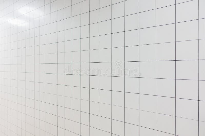 White Rectangular Tiles Wall Pattern Surface Texture. Close-up of ...