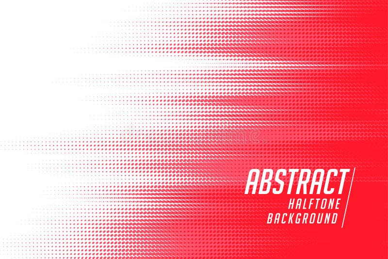 White and Red Abstract Halftone Pattern Banner for Modern Backdrop ...