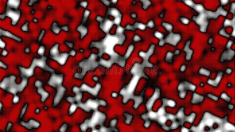 White and Red Abstract Pattern Dots Shapes Background Stock Photo ...