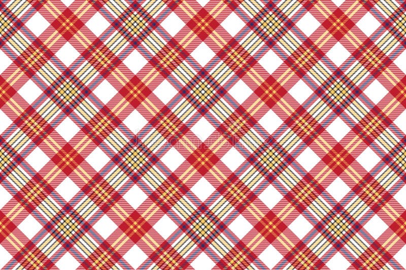 White Red Check Seamless Fabric Texture Stock Vector - Illustration of ...