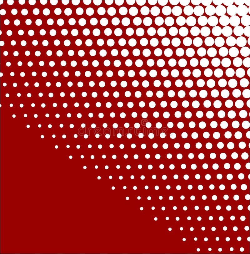 Unique red dot stock vector. Illustration of distorted - 10264564