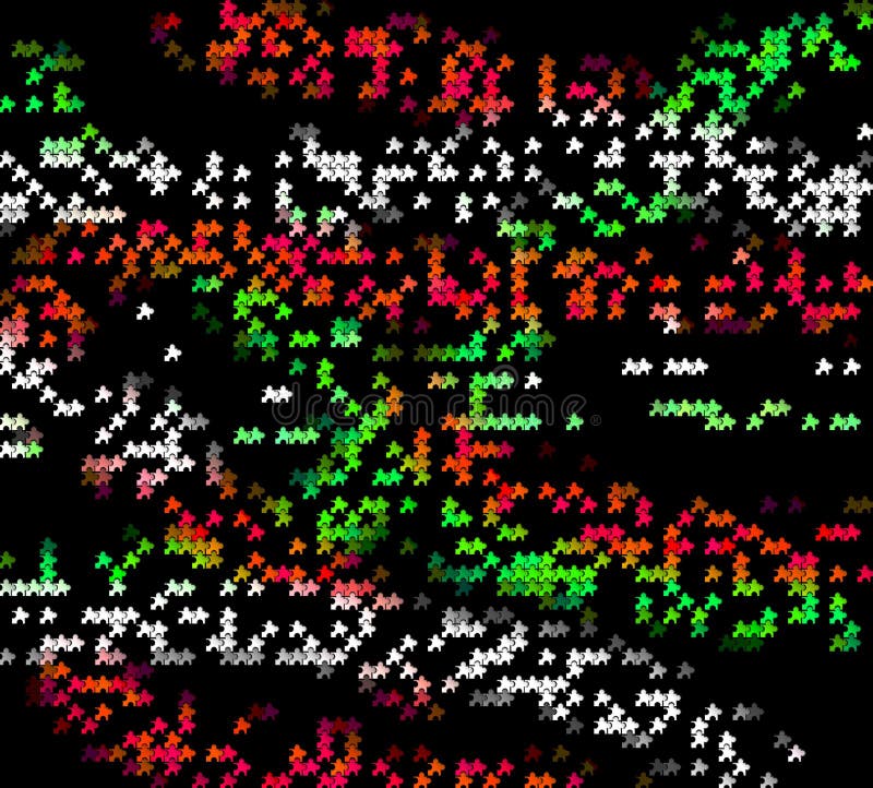 White Red Phosphorescent Puzzle Lines Spots Shades, Elegant Forms Lines ...